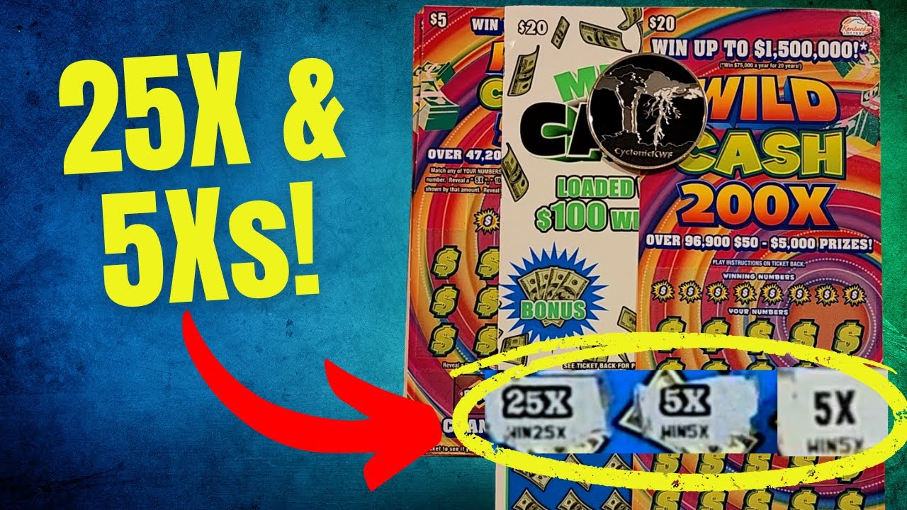 25X & 5Xs! 💥 Wild Cash and Mega Cash Lottery Scratch Off Tickets! 💰 ...