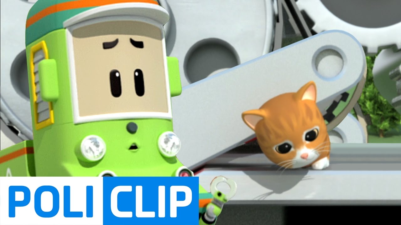 Please, save the kitty (Korean) | Robocar Poli Clips - YouTube