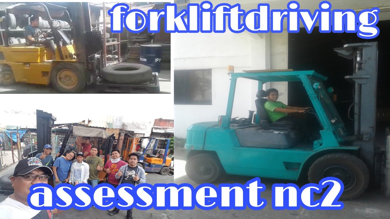 Forklift operator actual training video assessment for nc2 - YouTube