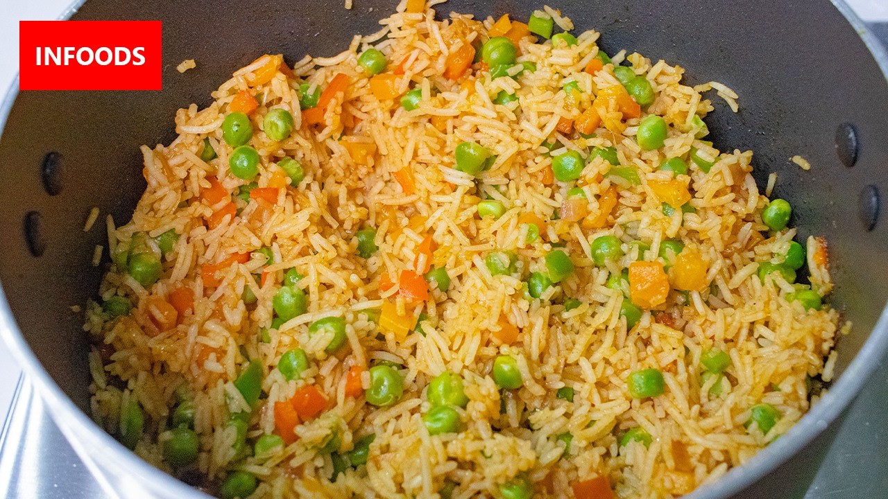 Vegetable Rice Recipe | How to Cook Rice with Vegetables | Infoods ...