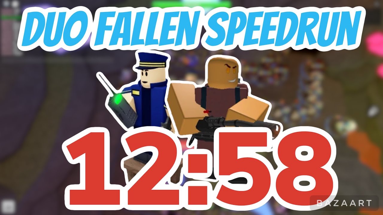 Tower Defense Simulator - Duo Fallen Speedrun | 12:58 (WR) - YouTube