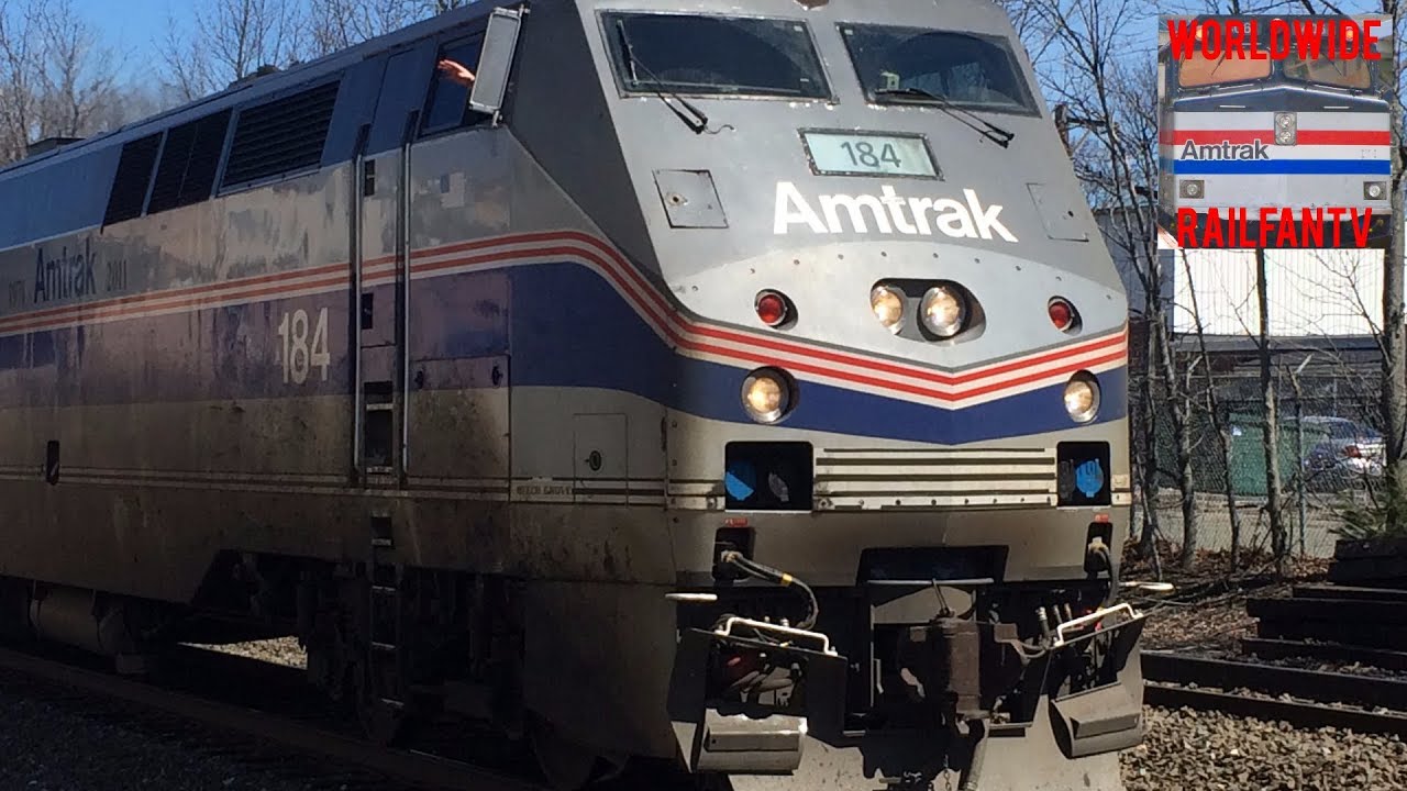 Amtrak 449 With 184 Phase IV Leading - YouTube