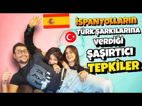 İSPANYOLLARIN TÜRK ŞARKILARINA ŞAŞIRTICI TEPKİSİ / Türkçe müzik reaksiyon videoları