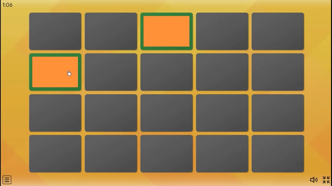 GAME 32-A10 COLORS (Matching pairs) - YouTube