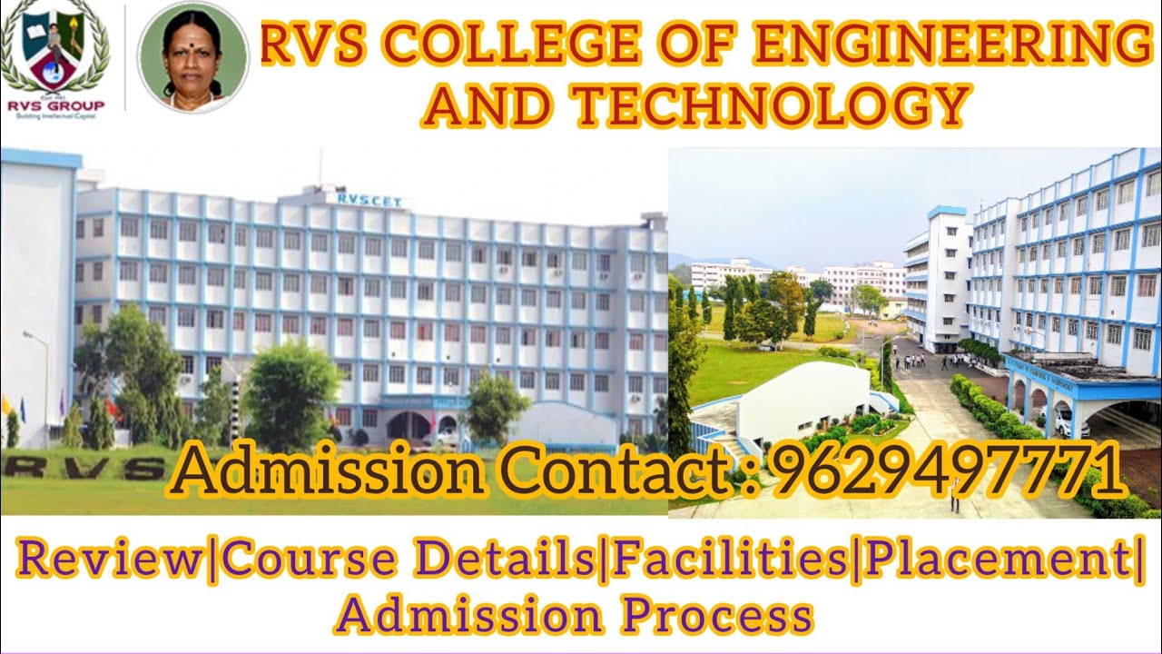 RVS College of Engineering And Technology Coimbatore|Review|Course ...