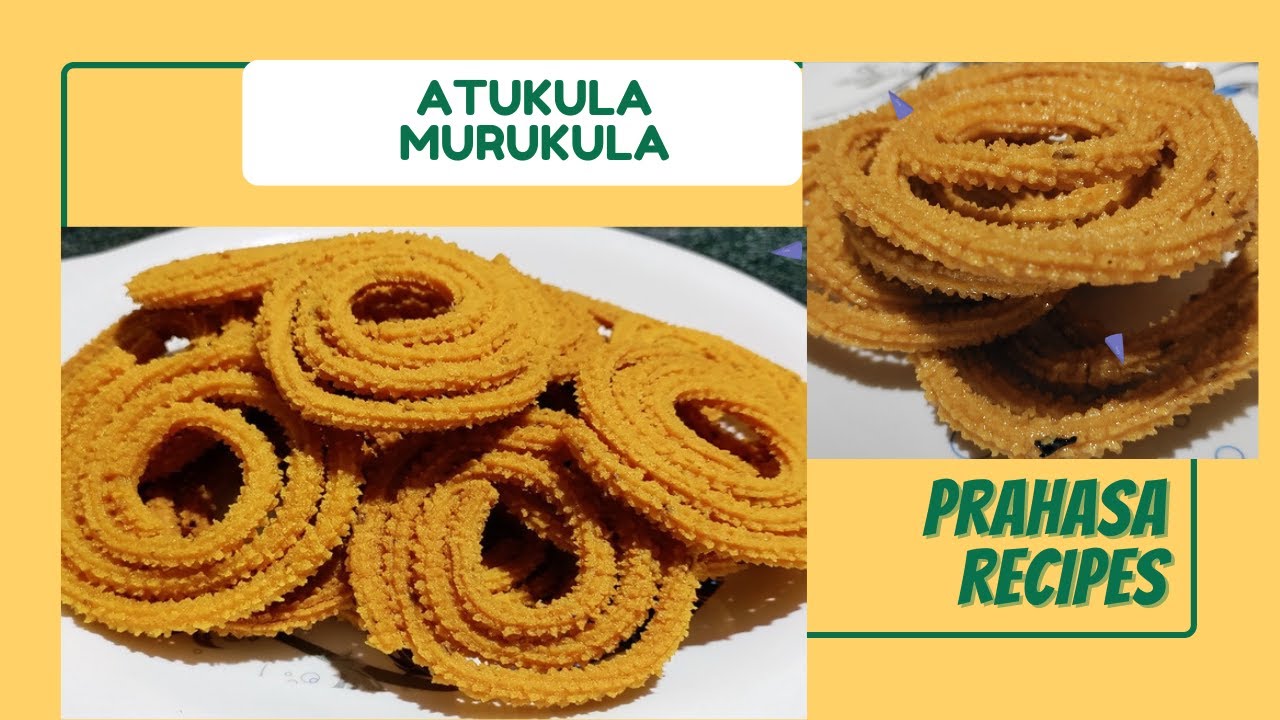 Crispy Atukula Murukulu|Poha Murukulu|Instant Murukulu|how to make ...