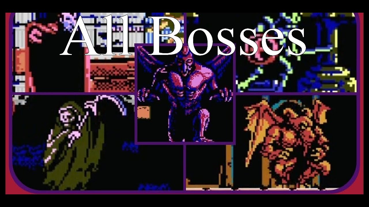 Castlevania III - All Bosses - YouTube