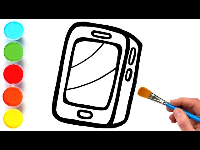 Cellphone Drawing, Painting and Coloring for Kids, Toddlers | Let's ...