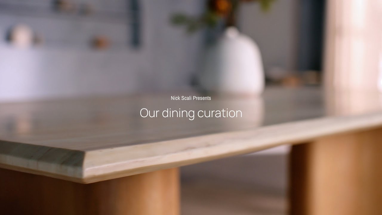 Nick Scali Dining Room Curation - YouTube