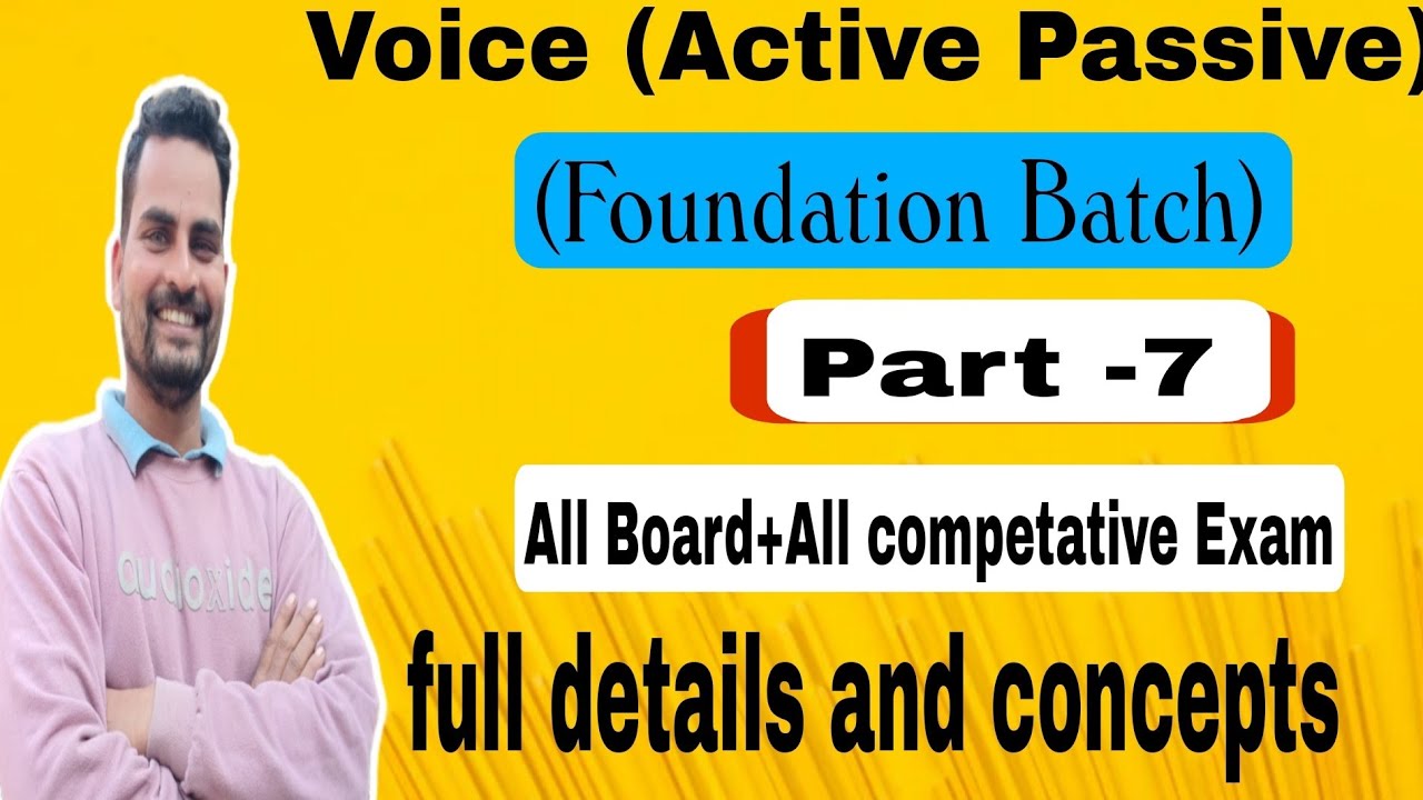 voice l active passive l English Grammar l all Board l in Hindi l By Ram sir - YouTube