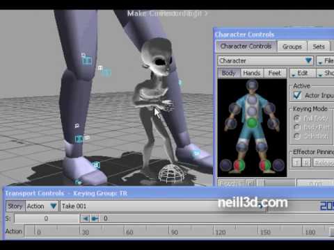 Retarget prop MoCap animation [neill3d.com] - YouTube