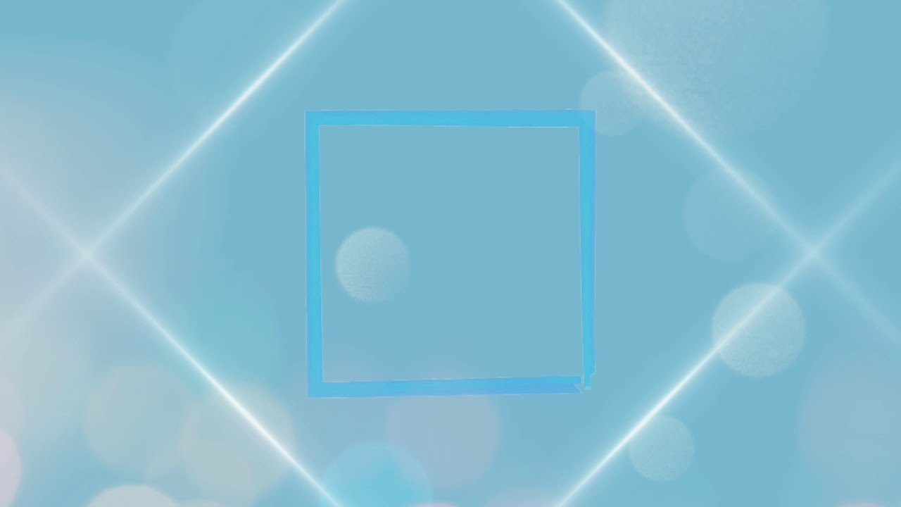 FREE Blue simple template for Intro/Outro with 3D|no text for 10 ...