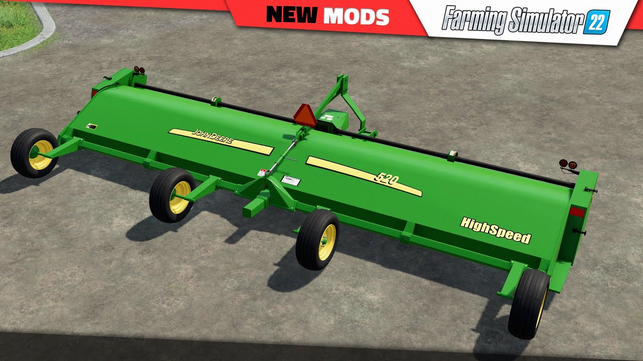 FS22 | JOHN DEERE 520 Flail Mower - Farming Simulator 22 (2K 60Hz ...