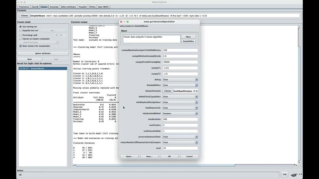Clustering In Weka Youtube