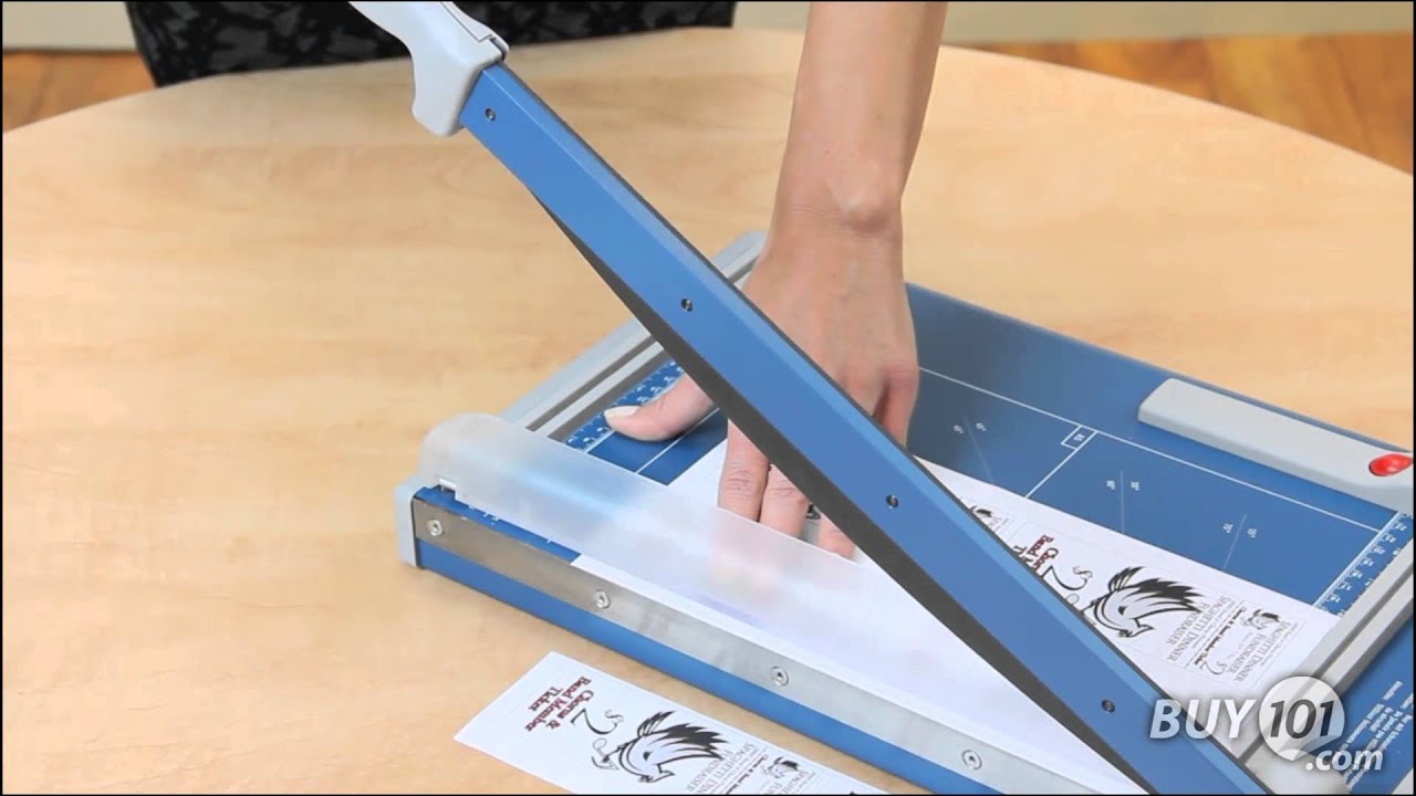 Dahle Professional Guillotine Cutter - Product Overview - YouTube