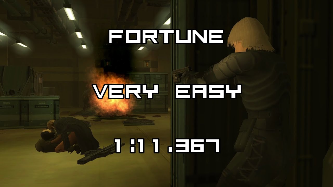 MGS2 Substance - Fortune, Very Easy - 1:11.367 - YouTube
