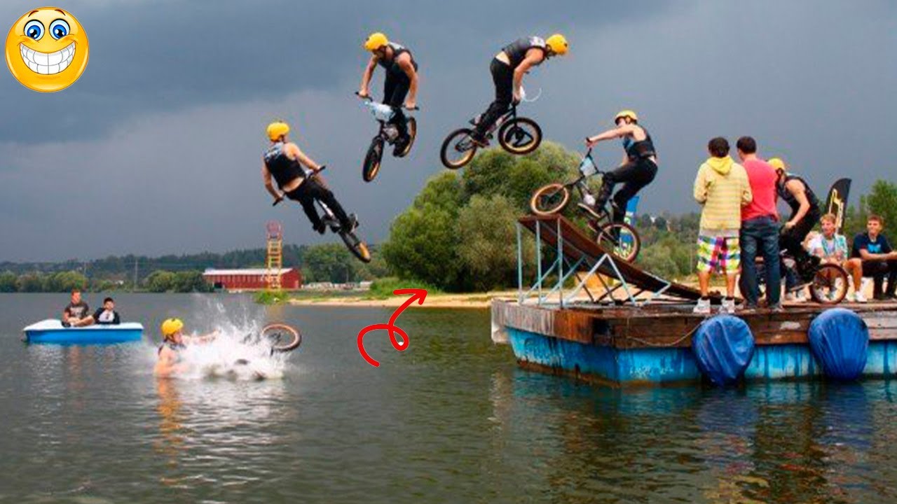 TRY NOT TO LAUGH 😂 A selection of videos of funny failures🤭People fail ...