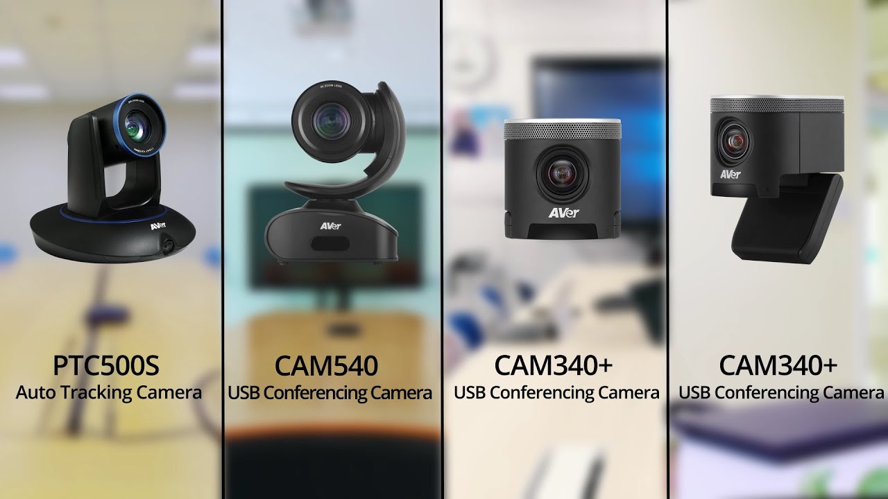 AVer USB Cam and Tracking Camera Telecommuting Solutions - YouTube