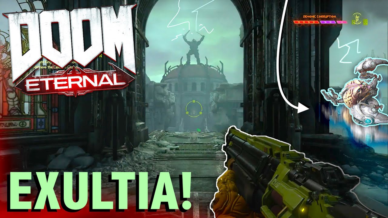 LIVE Arrived at EXULTIA! - DOOM Eternal Part 2 - YouTube