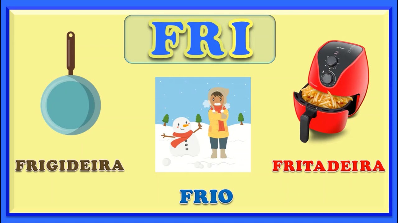 SÍLABAS COMPLEXAS: FRA, FRE, FRI, FRO, FRU - 2º ANO - YouTube