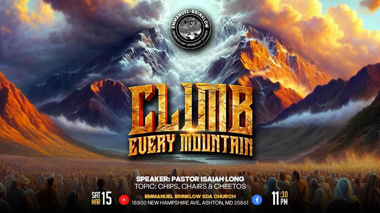 BrinklowSDA : March 15, 2025 - Pastor Isaiah Long - YouTube