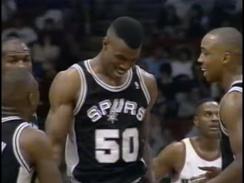 David Robinson Dominates Denver Nuggets (1995) - YouTube
