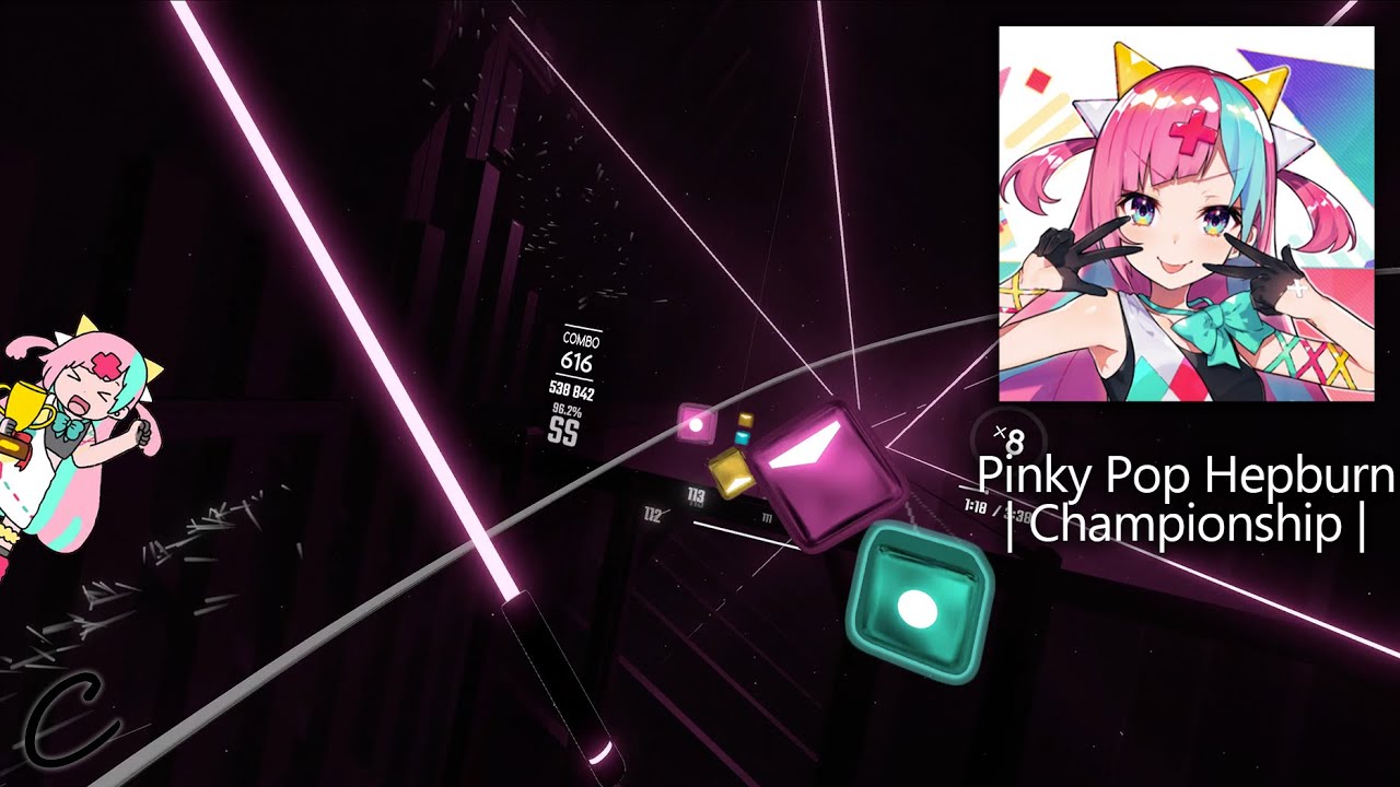 Pinky Pop Hepburn - Championship | Beat Saber - YouTube
