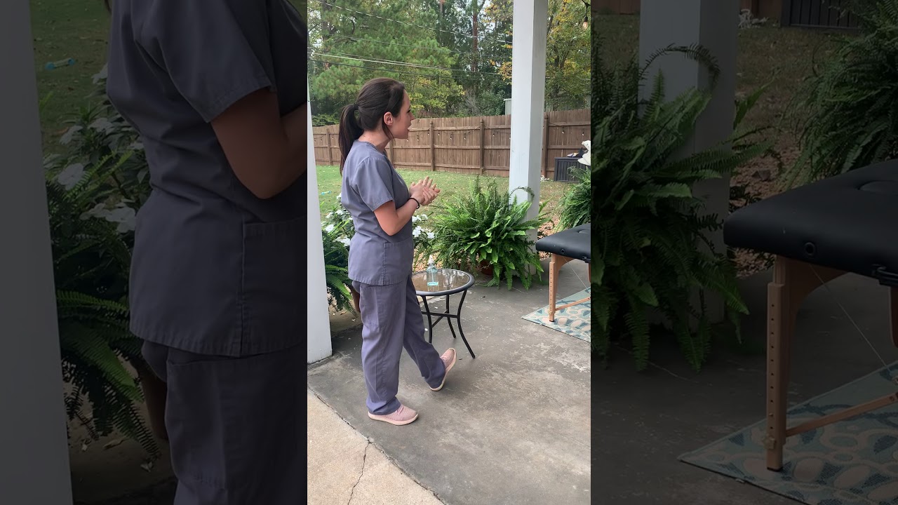 Sitting- Scooting forward and backward with facilitation - YouTube