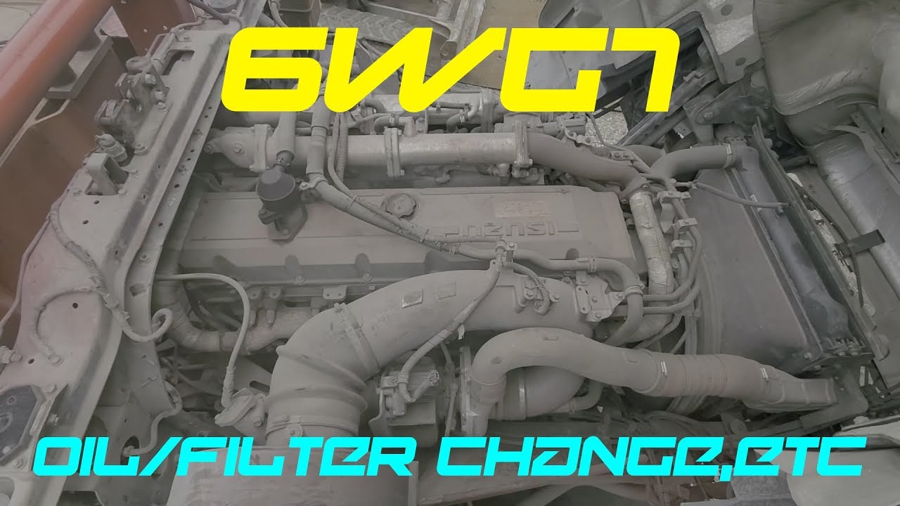 X22Vlog Ep.1: Isuzu 6WG1 engine maintenance/service - YouTube