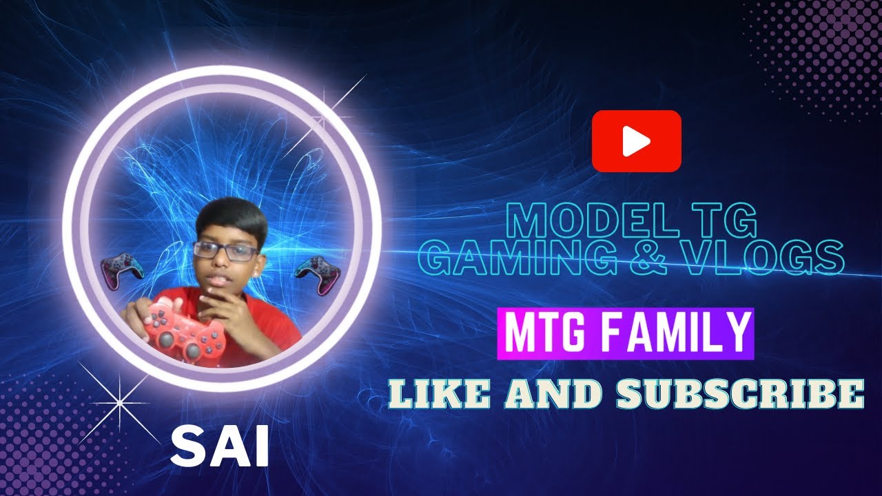 MODEL TG GAMING & VLOGS , channel intro - YouTube