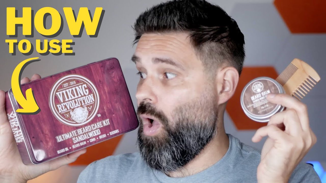 How To Use The Viking Revolution Beard Care Kit: Full Review - YouTube