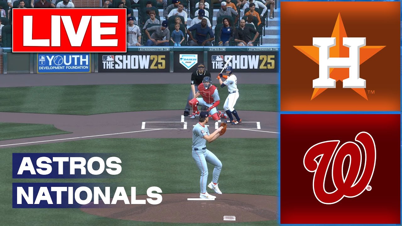 🔴LIVE 🔴Houston Astros vs Washington Nationals/ July 28/ Mlb Envivo/MLB ...
