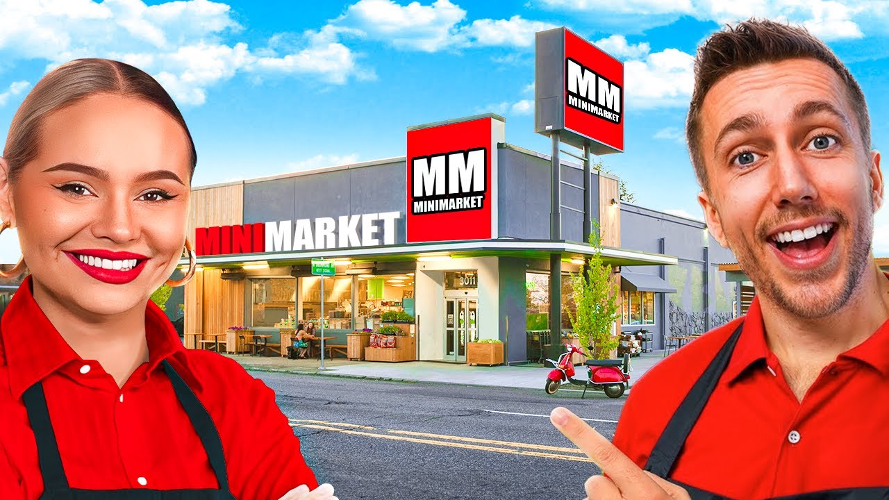 WE OPENED THE MOST CHAOTIC SUPERMARKET TOGETHER! - YouTube
