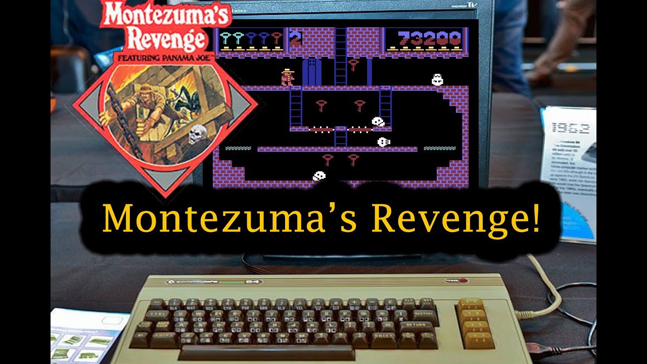 Game History - C64 - Montezuma's Revenge Gameplay [Level 2] [Part 3 ...