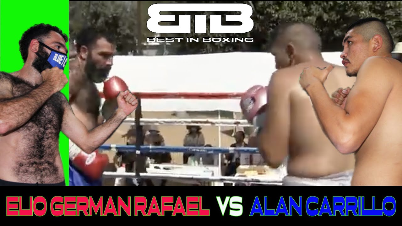 Best in Boxing Elio German Rafael vs Alan Carrillo Fight - YouTube