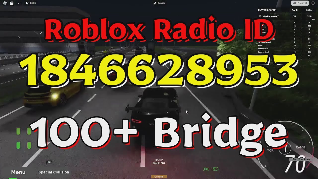 Bridge Roblox Radio Codes/IDs - YouTube