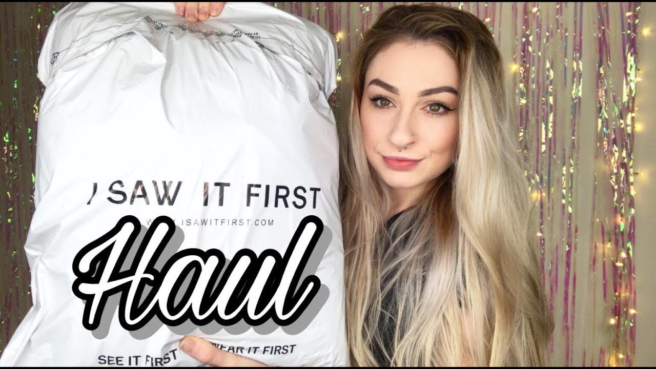 ISAWITFIRST Haul / 10 items for £50!? | Poison Grace - YouTube