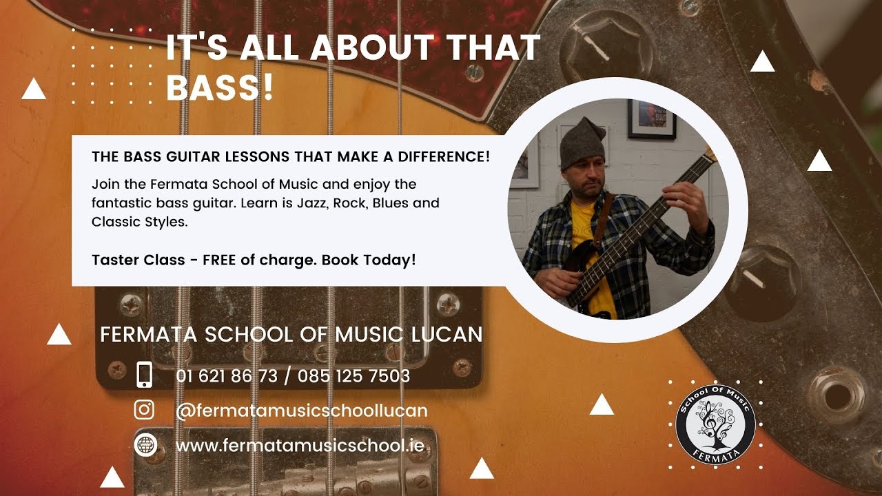 Bass Guitar Lessons with the Fermata School of Music Lucan. Cause it's ...