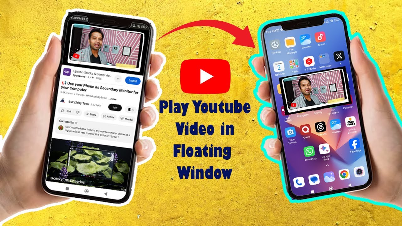 PLAY YOUTUBE VIDEO IN FLOATING WINDOW | For Android Phone - YouTube