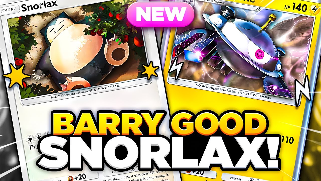 This Perfect Snorlax Deck is *BARRY OP*!!!【Pokemon TCG Pocket】 - YouTube