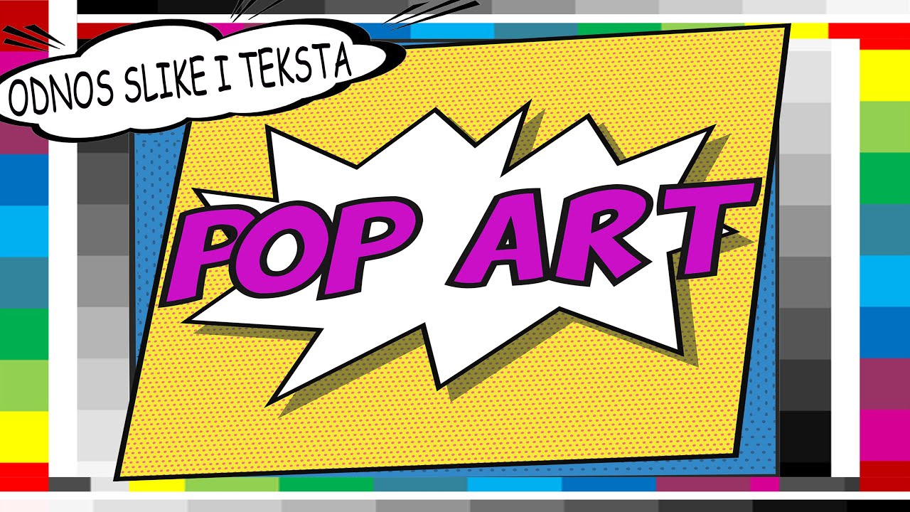 POP ART - ROY LICHTENSTEIN short analysis- ODNOS SLIKE I TEKSTA ...