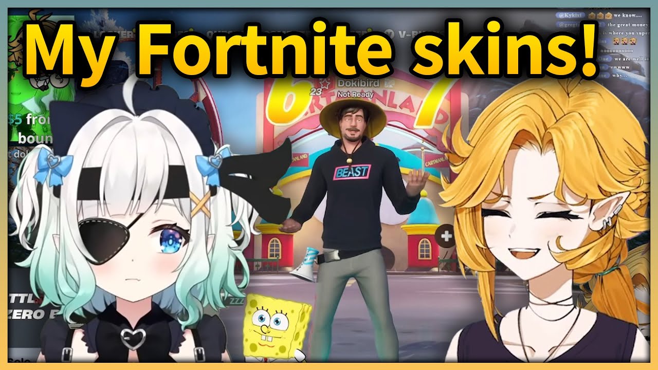 Mint Being in Extreme Pain When Doki Shows Off her Fortnite Skins to ...