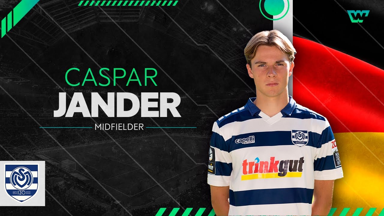 Caspar Jander | MSV Duisburg | 2022 - Player Showcase - YouTube