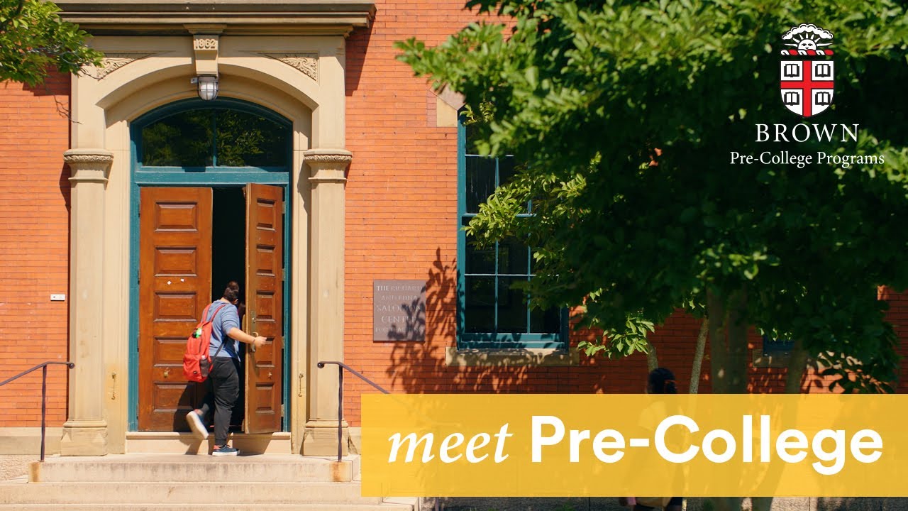 Meet Brown Pre-College - YouTube