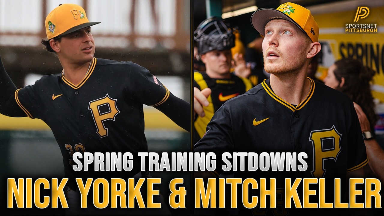 Pirates Spring Training Sitdowns: Nick Yorke & Mitch Keller - YouTube