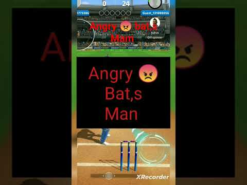 ###cricket angry 😡####bat,s ###man###cricket #angry - YouTube