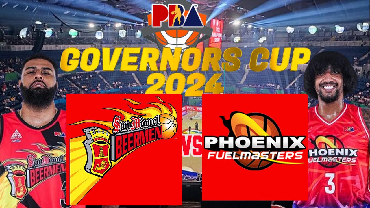 PBA LIVE 🔴SAN MIGUEL BEERMEN VS PHOENIX SUPER LPG - PBA GOVERNORS CUP ...