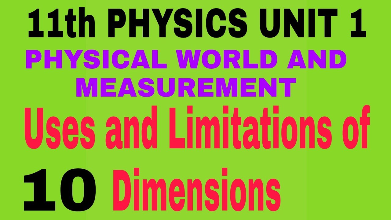 Uses Of Dimensional Analysis Limitations Of Dimensional Analysis 11th uses-of-dimensional-analysis-limitations-of-dimensional-analysis-11th