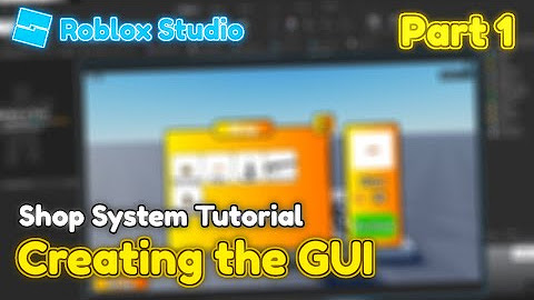 The Shop System Tutorial - ROBLOX Studio - YouTube