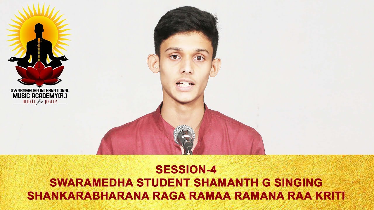 Shankarabharana Raga Kriti Ramaa Ramana Raa Kriti By Swaramedha Student ...